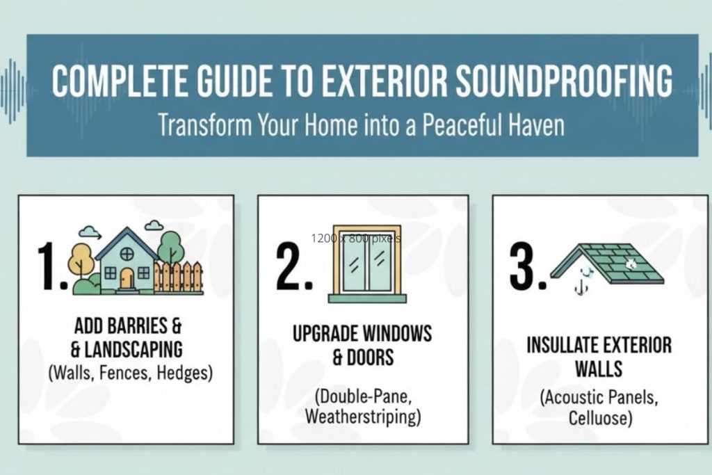 Exterior Soundproofing: Best Methods To Block Outdoor Noise