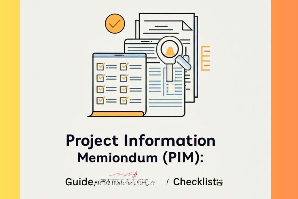 Project Information Memorandum: Guide, Template & Checklist